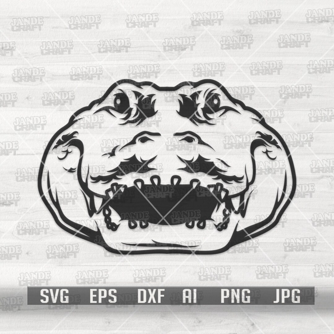 Alligator Face Svg | Swamp Animal Clipart | Zoo Crew Shirt Png ...