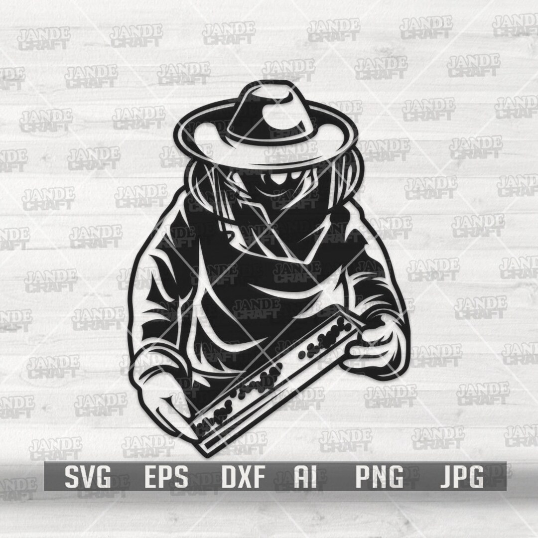 Bee Keeper Svg | Beekeeper Clipart | Bee Farm Shirt Png | Bee Guy ...