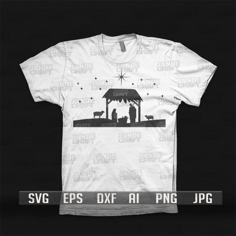 Nativity Svg Manger Svg Jesus Svg Belen Svg Nativity | Etsy