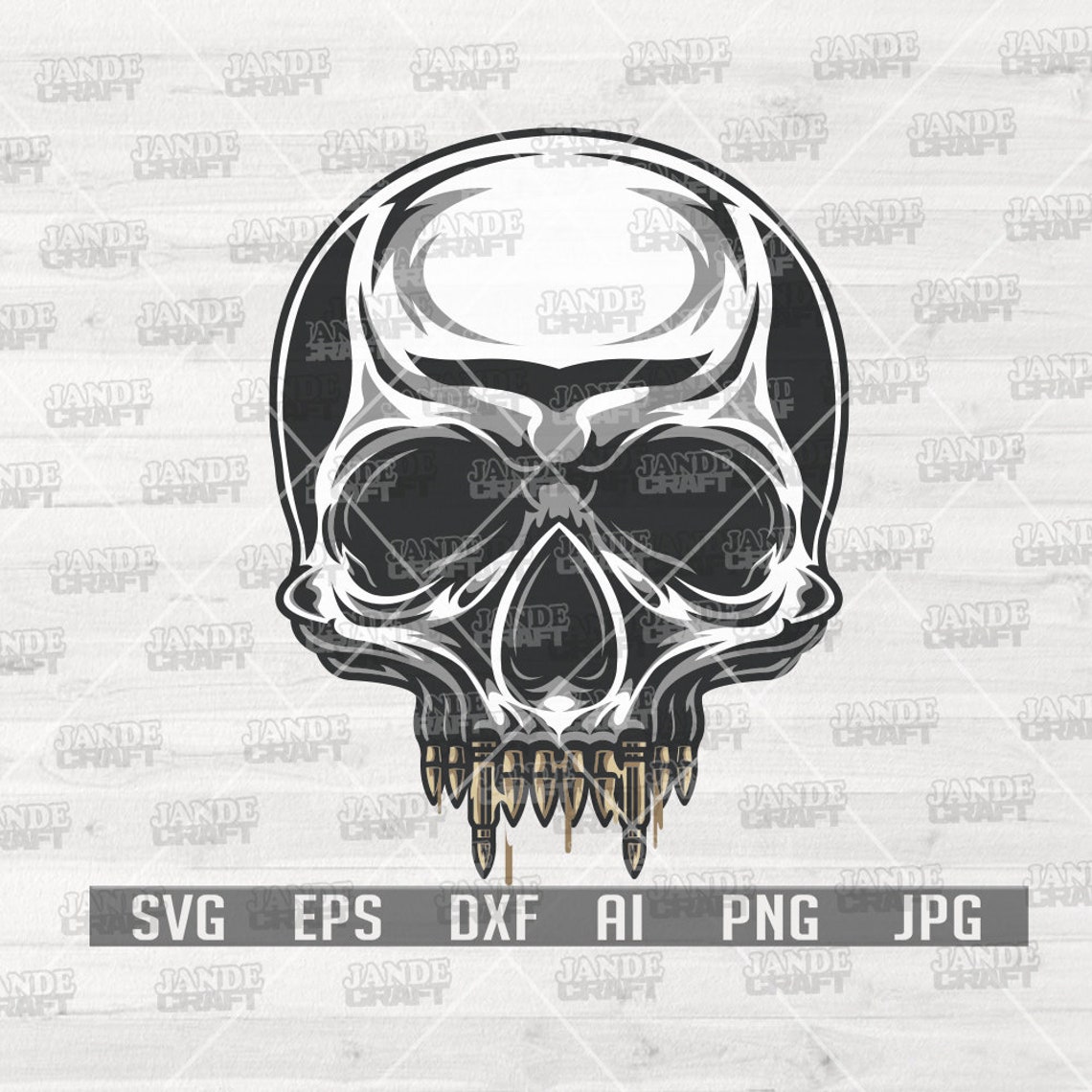 Bullet Skull svg Bullet Skull png Skull svg Skull Shirt | Etsy