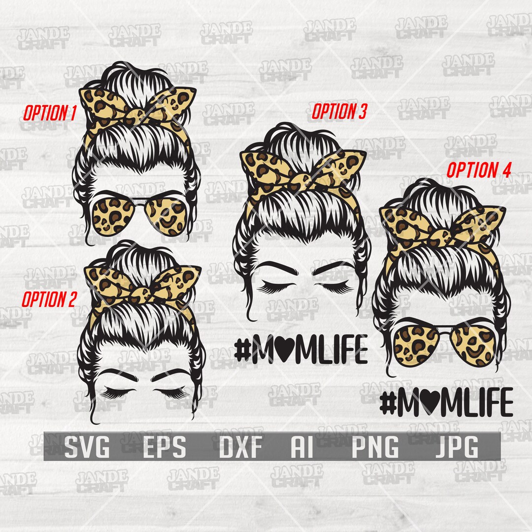 Mom Life Leopard Bundle Svg | Mom Life SVG Bundle | Mom Life Png | Mom ...