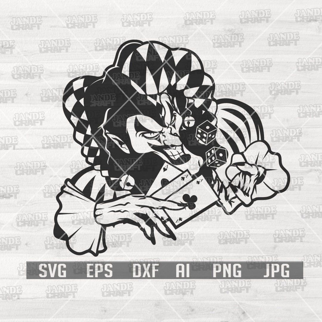 Joker Clown Svg | Jester Svg | Jester Clown Svg | Joker Svg | Jester ...