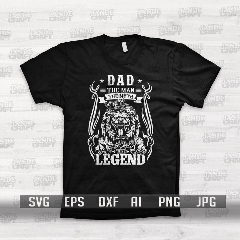 Lion Dad Svg Lion Shirt Svg Dad Shirt Svg Dad Cutfiles - Etsy