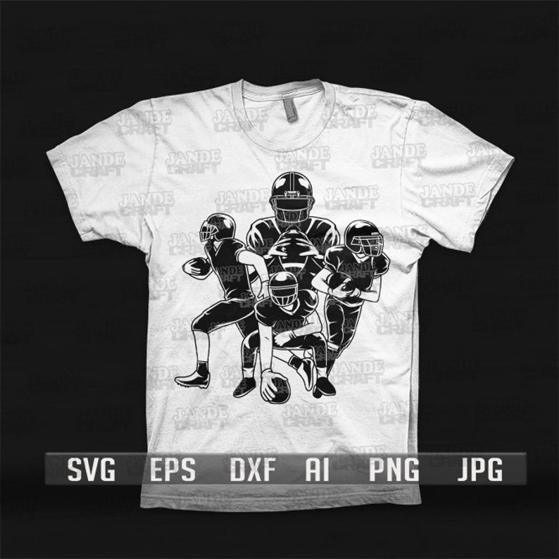Football Player Svg Football Team Svg Football Shirt Svg - Etsy