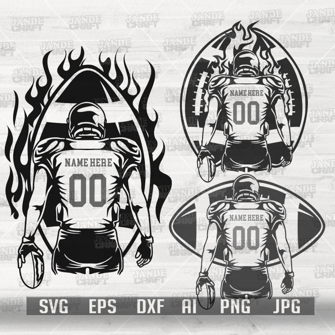 Football Player Svg | Sports Dad Clipart | Goalkeeper Shirt Png | Edit ...