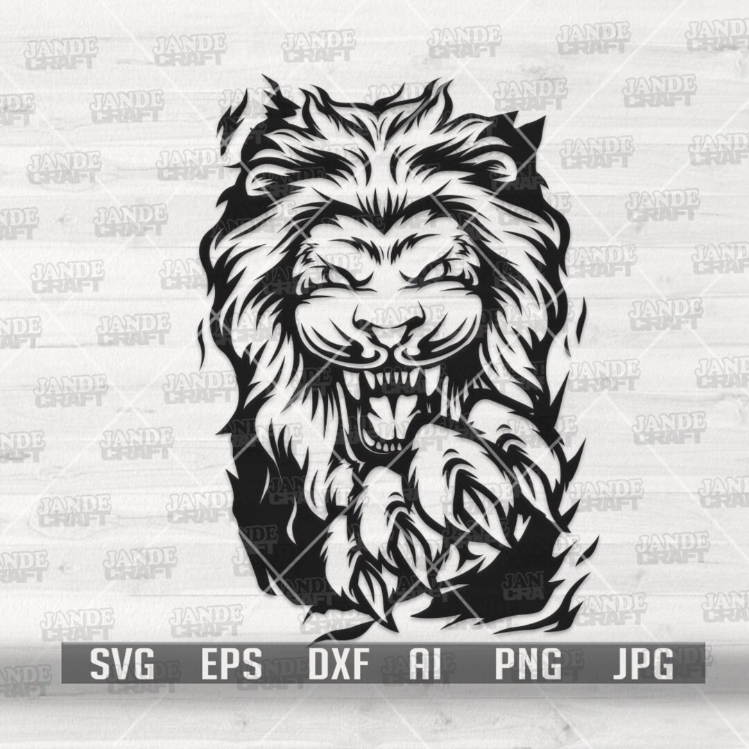 Scratch Beast Lion Claw Svg | King of the Jungle Clipart | Wild Animal ...