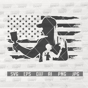 US Painter Svg Painting Cut File Wall Pain Service Monogram Repairman ...