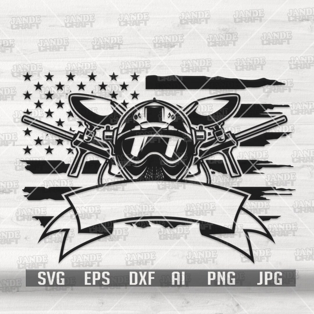 US Paintball Svg | Paintball Clipart | Paintball Cutfile | US Paintball ...