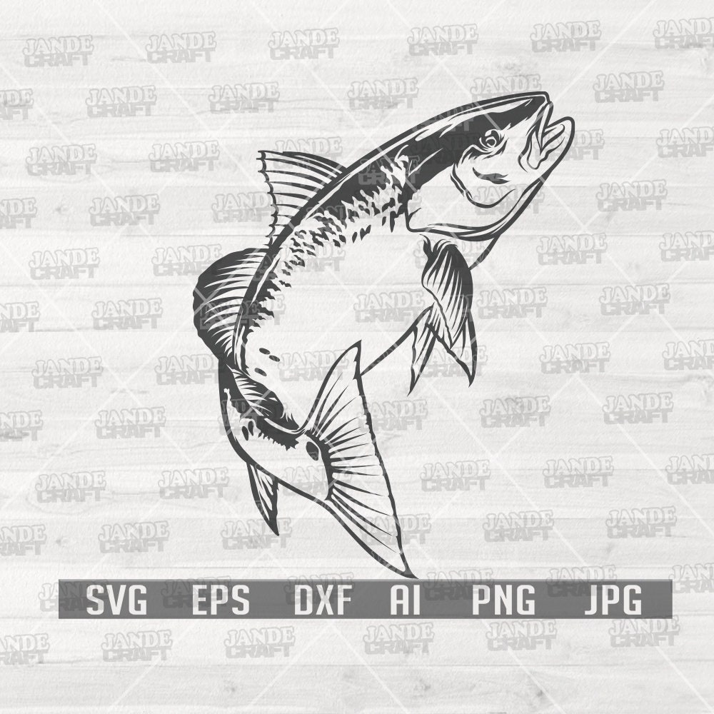 Red Drum Fish Svg Red Drum Fish Png Fish Clipart Fish - Etsy UK