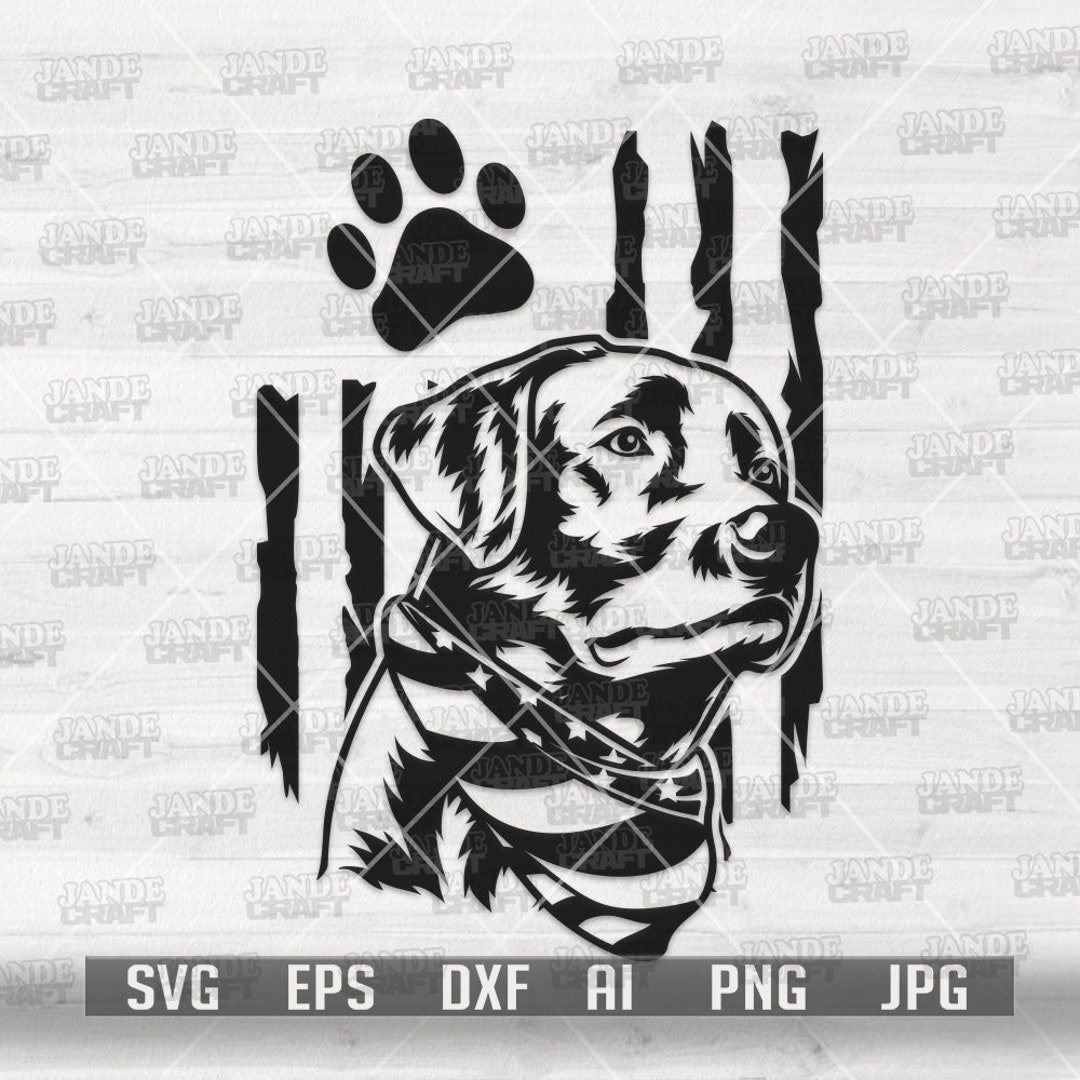 US Labrador Dog Svg | Home Pet Clipart | Police K9 Doggo Dxf | Dog Dad ...