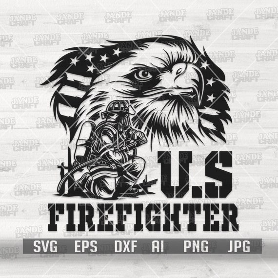 US Eagle Fire Fighter Svg American Eagle Svg Fire Fighter | Etsy