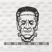 Stitch Zombie Head Svg Zombie Svg Frankenstein Svg - Etsy