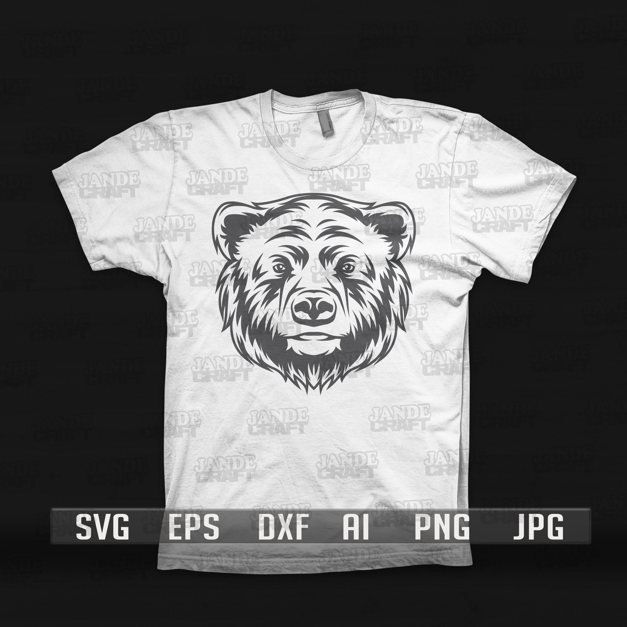 Bear Head Svg | Bear Shirt Svg | Outdoor Hunting Svg | Hunting Shirt ...