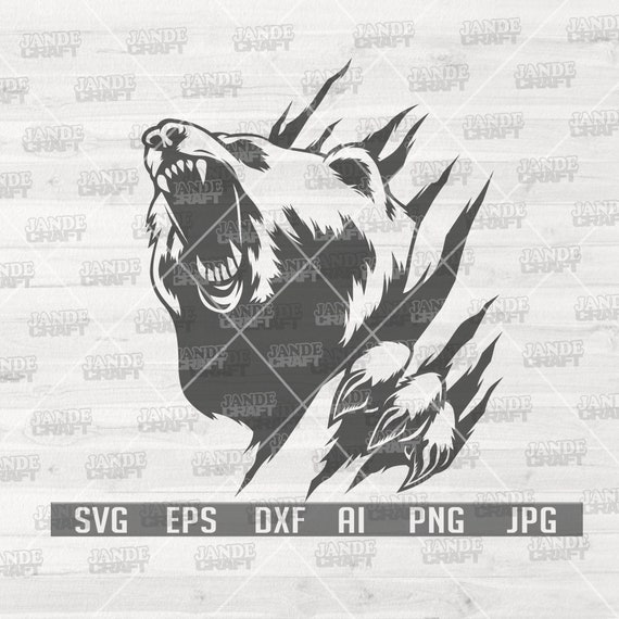 Angry Bear Svg Bear Svg Hunting Svg Wild Animal Svg - Etsy