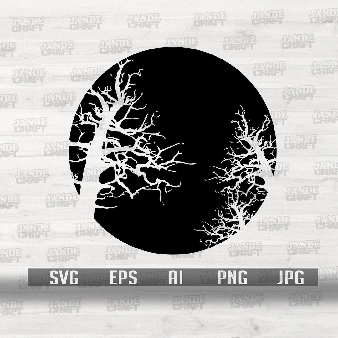 Halloween Svg, Halloween Tree Svg, Horror Tree Svg, Halloween ...