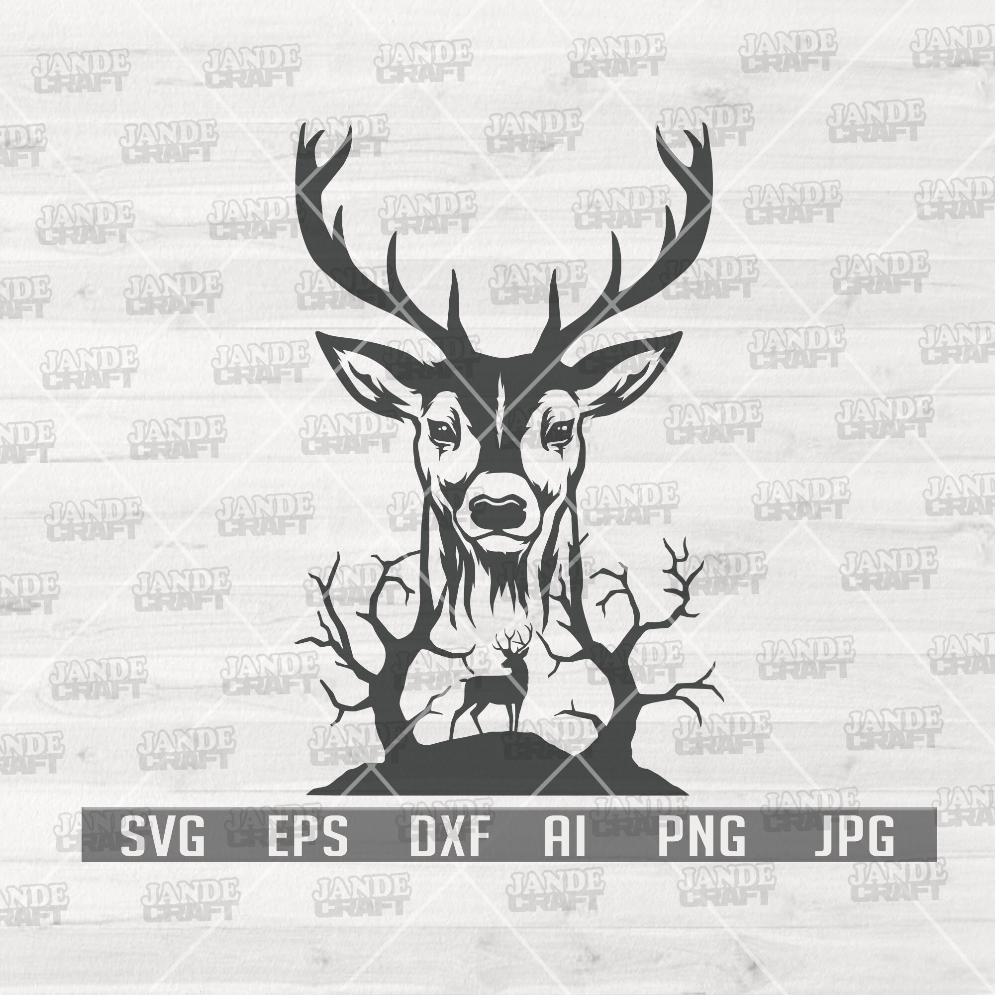 Ciervo svg / Clipart de ciervo / Exterior svg / Camisa de caza svg ...