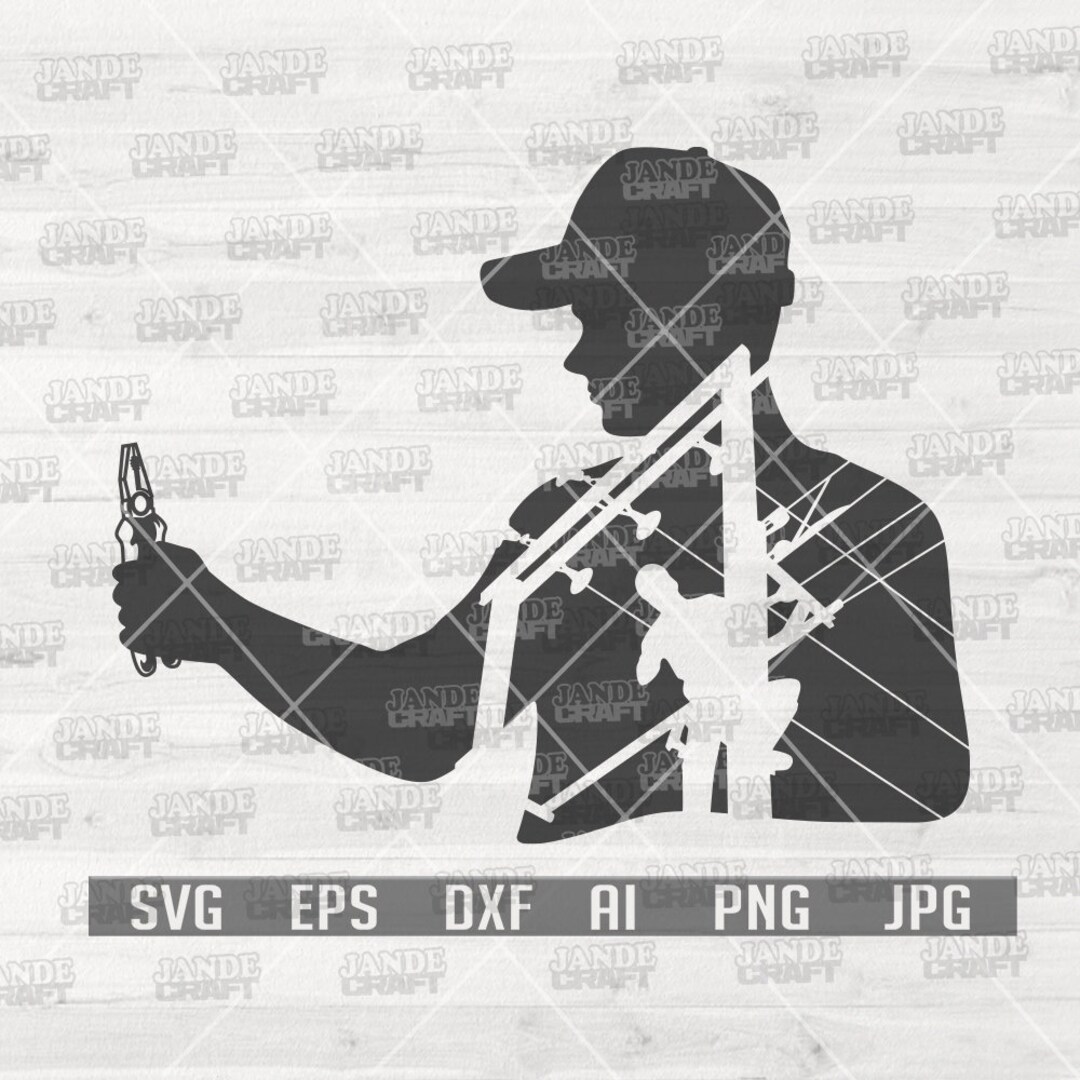 Electrician Svg | Electrician Png | Electrician Clipart | Electrician ...