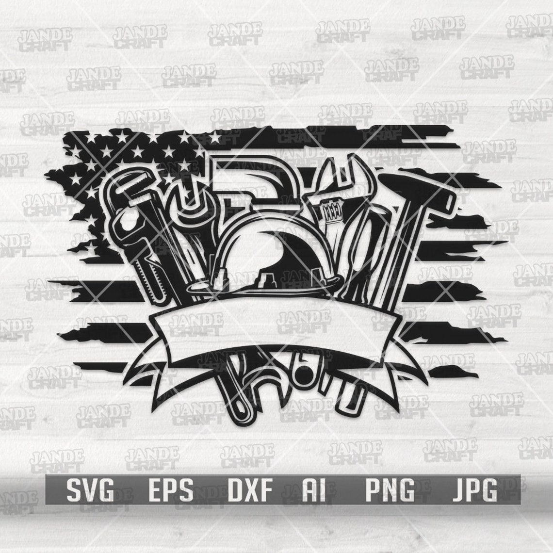 US Plumber Tools Svg | Pipe Fitter Clipart | US Plumbing Monogram ...