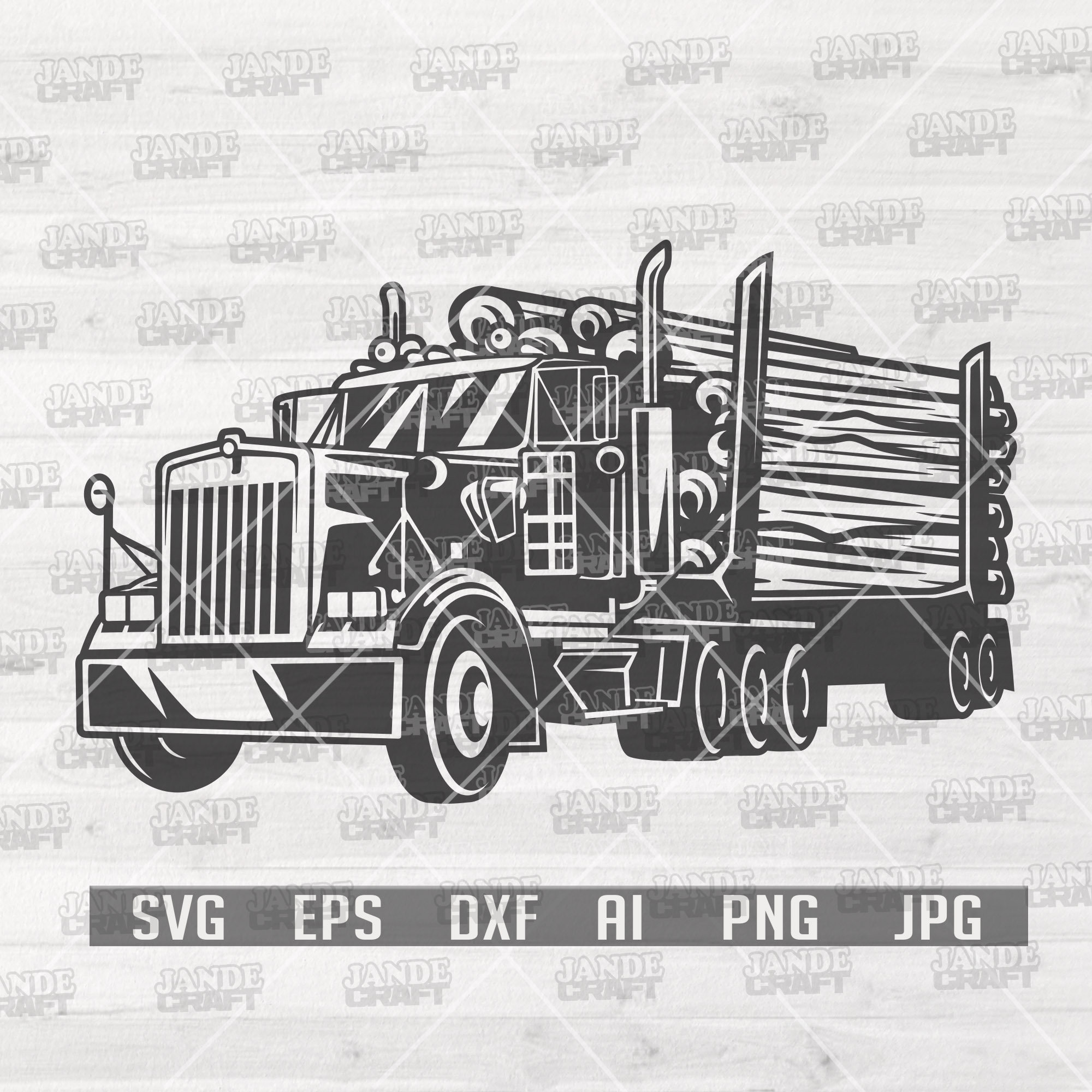Free Clipart Logging Truck Pictures