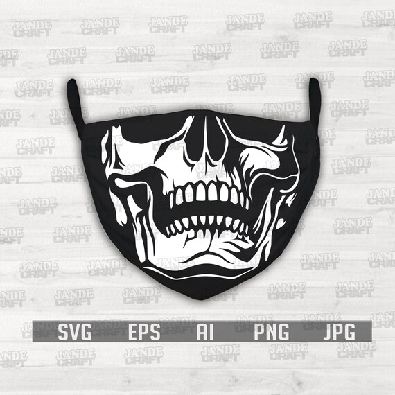 Digital Download Skull Design for Face mask Human Skull | Etsy