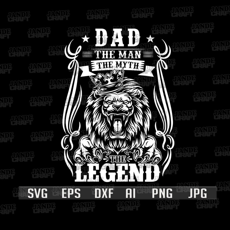 Lion Dad Svg Lion Shirt Svg Dad Shirt Svg Dad Cutfiles - Etsy