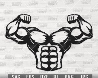 Six Pack Abs Costume SVG Printed Muscle Halloween Men Funny - Etsy