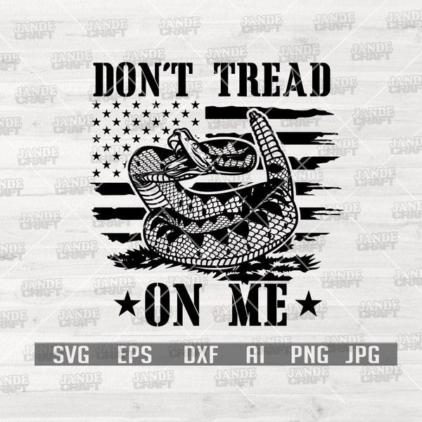 Dont Tread on Me Svg - Etsy