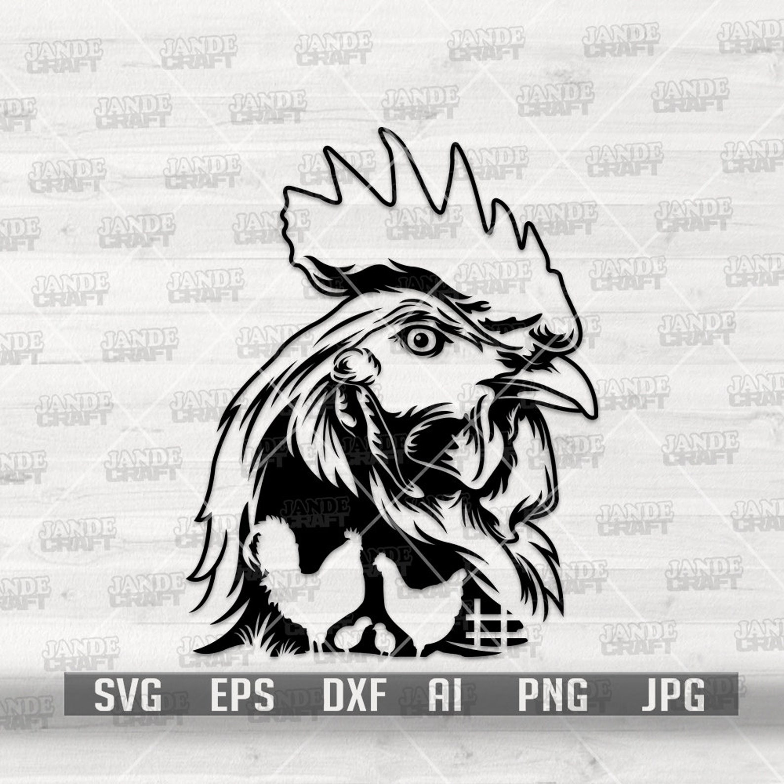 Chicken Scene Svg | Chicken Svg | Chicken Clipart | Chicken Cutfile ...