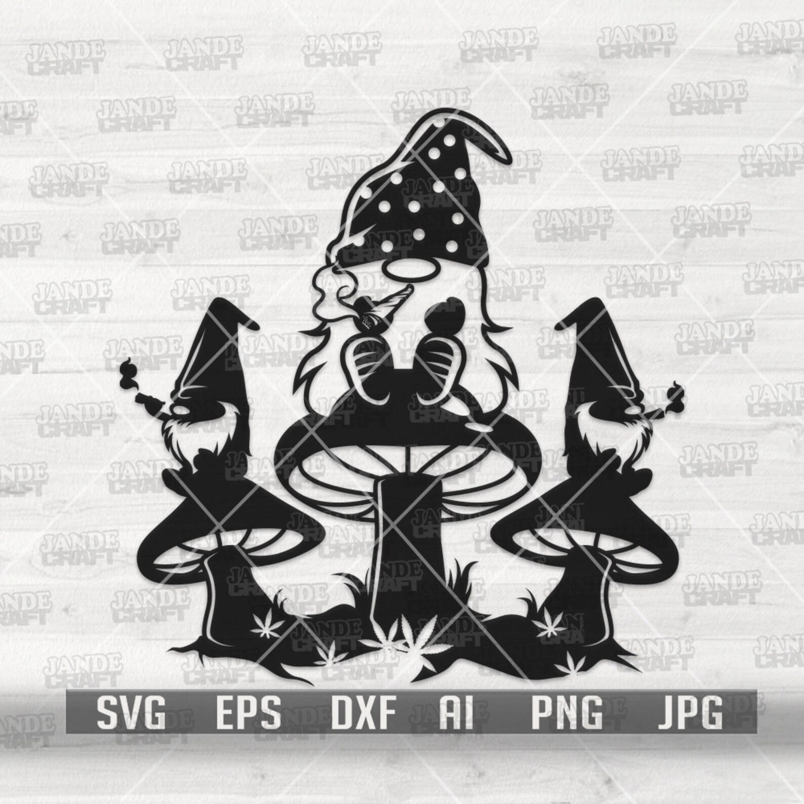 3 Gnomes Smoking Weed Svg High Gnomes Clipart Smoking - Etsy Israel