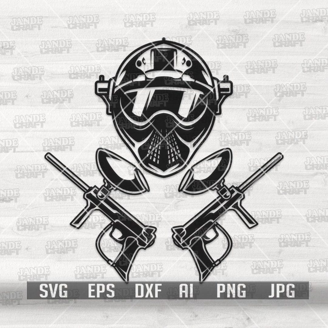 Paintball Svg | Soldier Clipart | Paint Ball Cutfile | War Zone Dxf ...