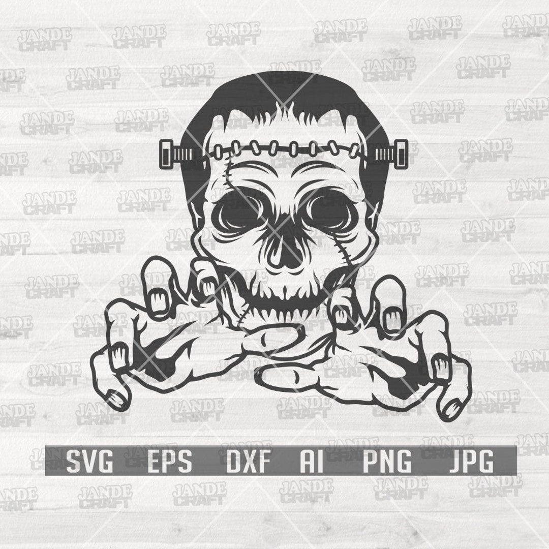 Zombie Frankie Svg | Zombie Clipart | Zombie Cutfile | Frankie Svg ...