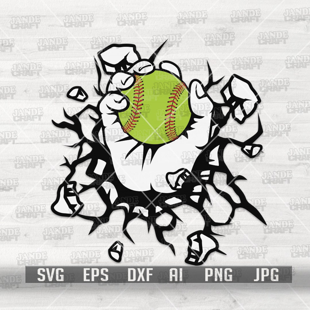 Smash Wall Softball Svg | Ball Life T-shirt Design Png | Sports Mom ...
