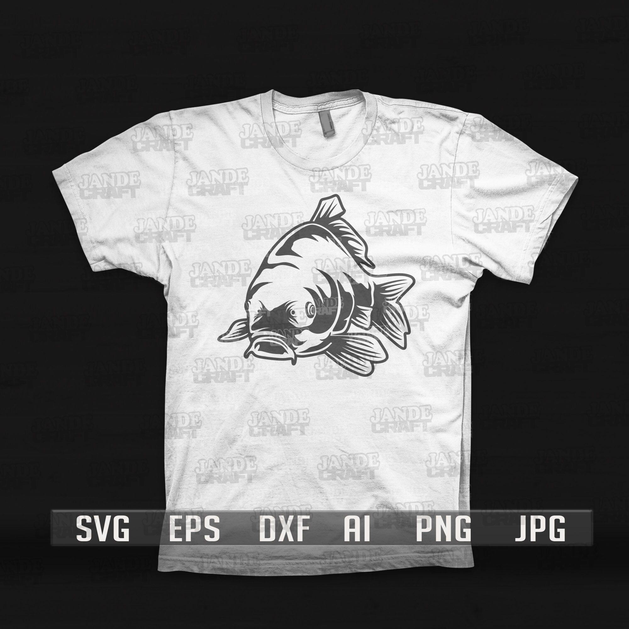 Karper vis svg | Karper svg | Fish svg | Karper Cutfiles | Karper Clipart | Fish Cutfiles | Fish ...