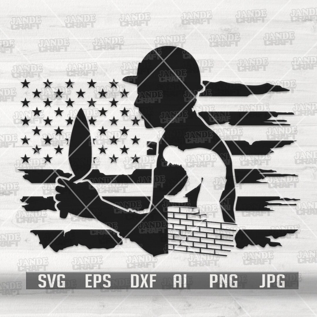 US Masonry Svg | Mason Dad T-shirt Design Png | Bricks Builder Gift ...
