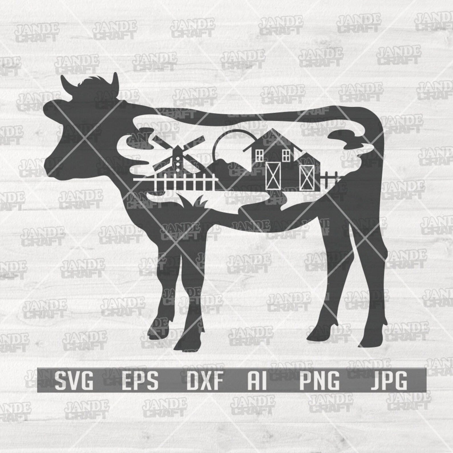 Farm Cow Svg Farm Animal Svg Cow Svg Cow Cutfile Cow - Etsy
