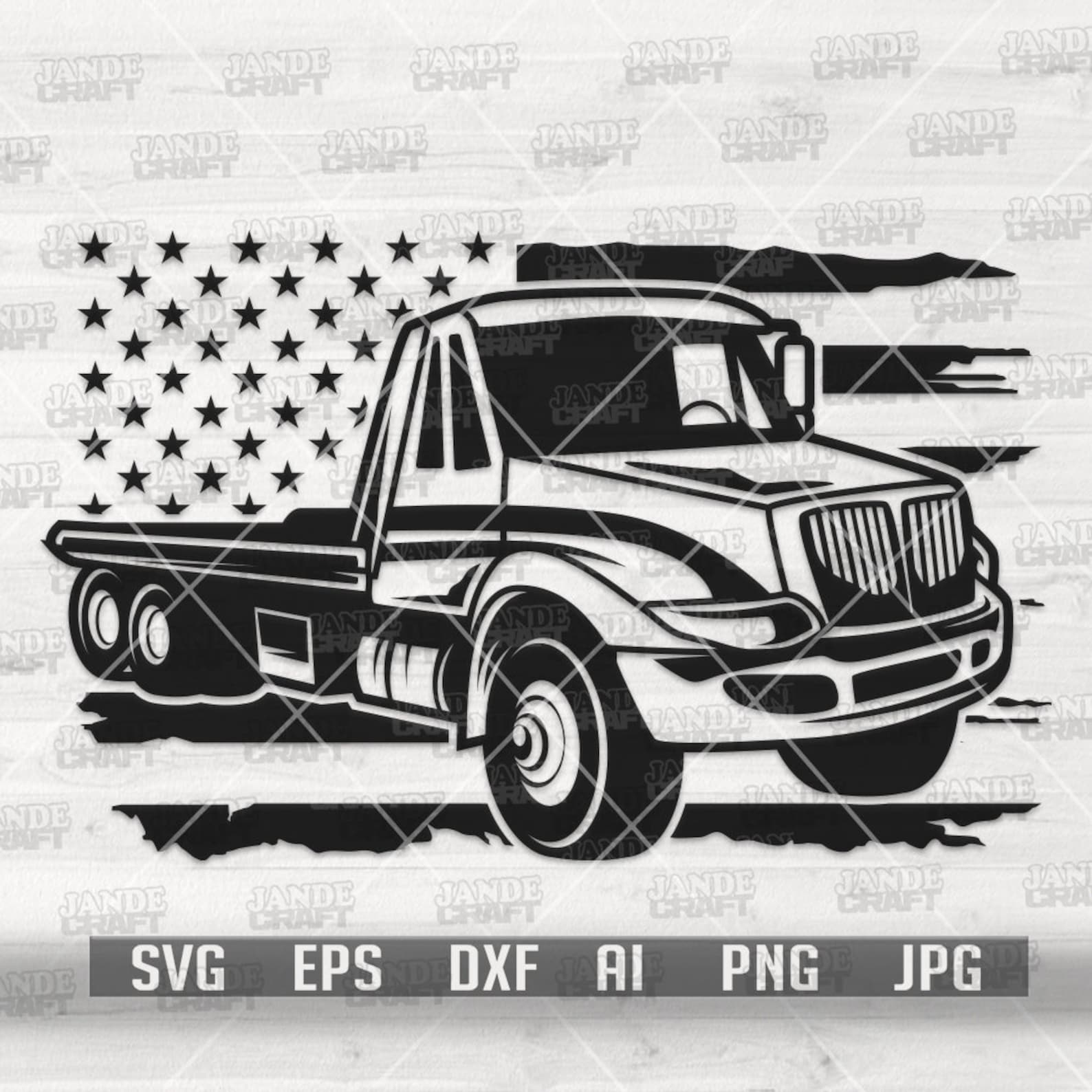 US Tow Truck Svg US Towing Svg Towing Service Logo Svg - Etsy