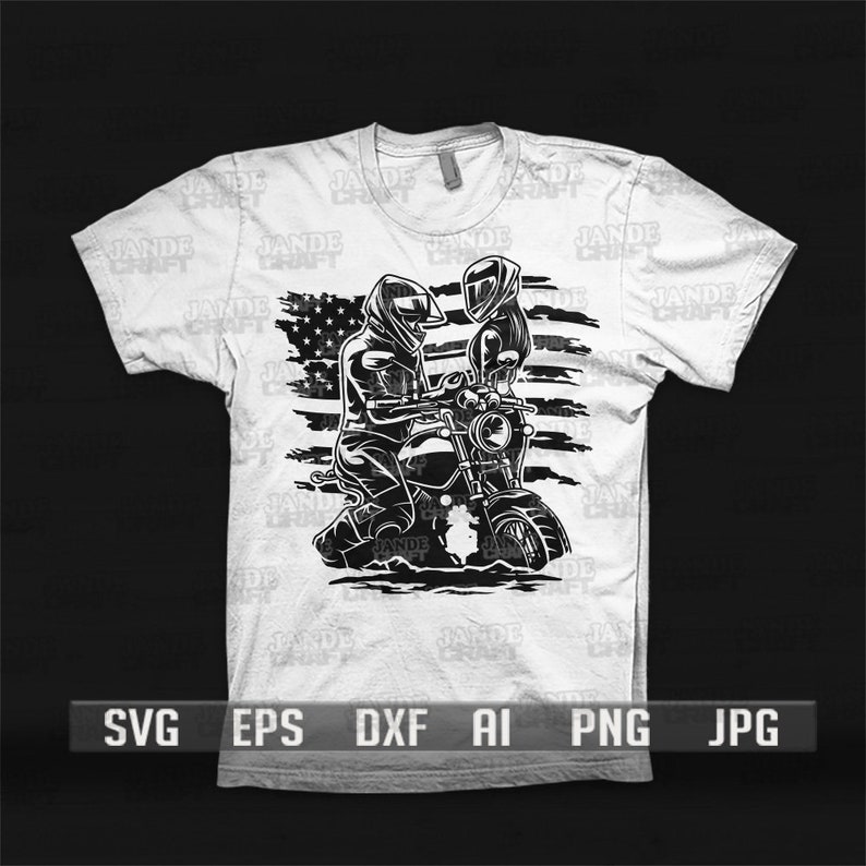 US Biker Lover Svg | Riding Partners for Life Clipart | Big Bike Rally ...