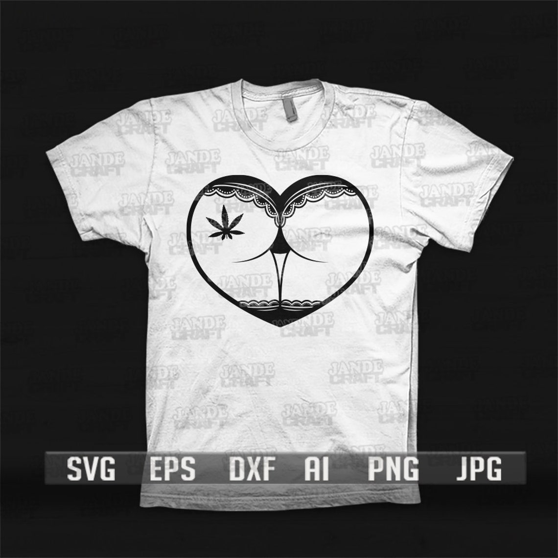 Butt Heart Weed SVG 420 Svg Smoking Weed Clipart Weed | Etsy Canada
