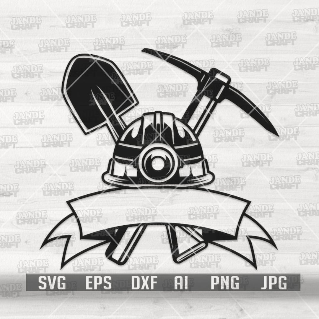 Mining Tools Svg | Mining Hat Svg | Mining Head Light Svg | Mining ...