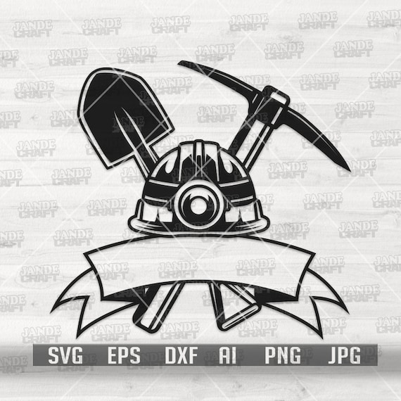Mining Tools Svg Mining Hat Svg Mining Head Light Svg - Etsy