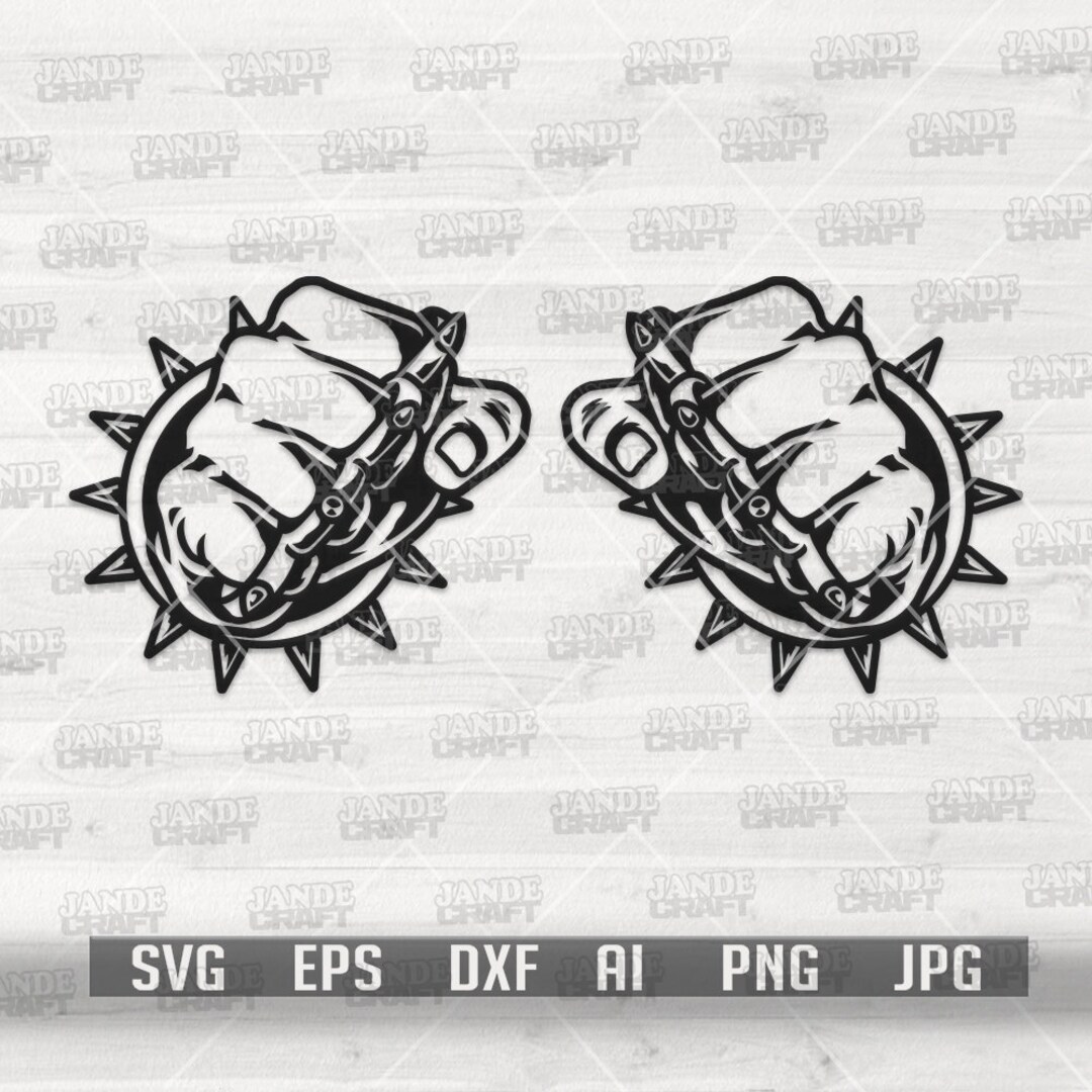 Knuckle Fist Svg, Knuckle Clipart, Knuckle Cutfile, Fist Clipart, Hand ...