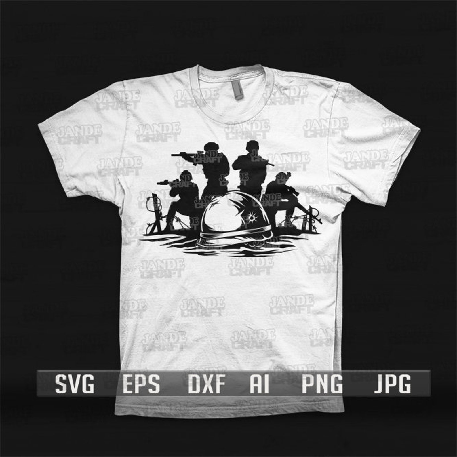 Soldier in Battle Svg US Battle Scene Svg US Military Svg - Etsy