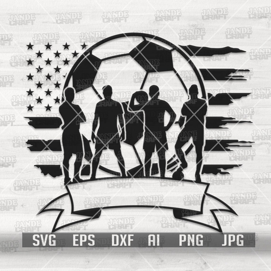 US Soccer Players Svg Soccer Team Svg Soccer Clipart - Etsy