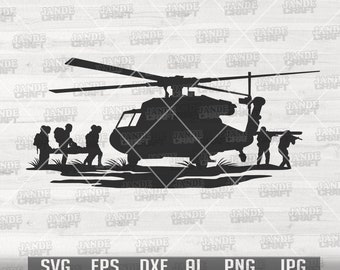 Combat Soldier Scene Svg Military Svg US Army Svg Battle - Etsy UK