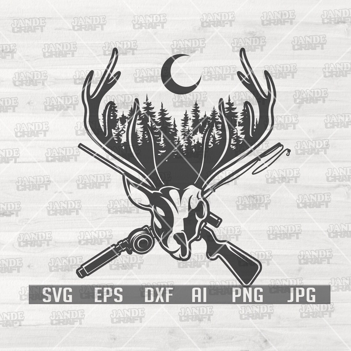 Deer Fish Hunting Svg Deer Hunting Svg Fish Hunting Svg - Etsy