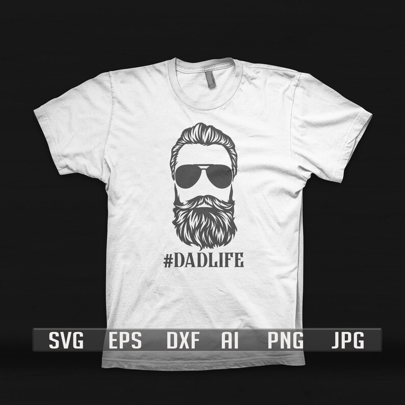 Beard Dad Life Svg Dadlife Svg Beard Dad Svg Dad Svg - Etsy