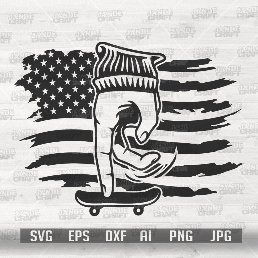 US Fingerboard Skate Svg | Skateboarding Day Clipart | Skate Cutfile ...