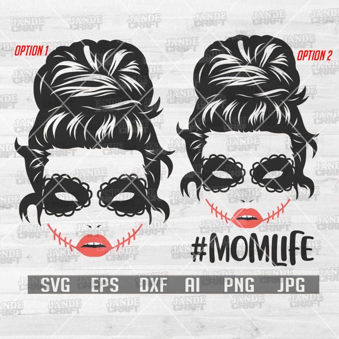 Sugar Skull Mom Life svg / Horror Mom svg / Halloween Mom svg - Etsy México