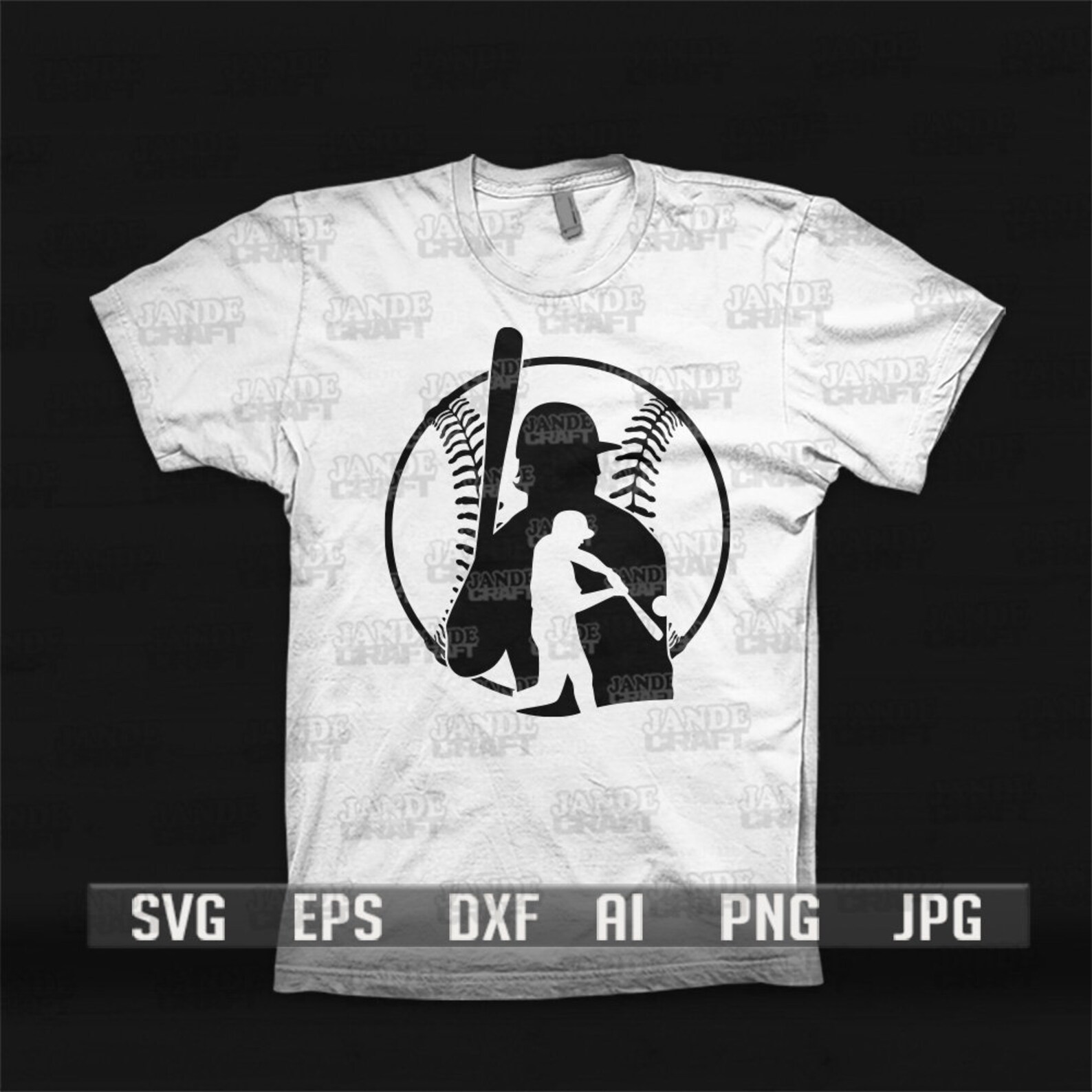 Baseball Player Svg | Sports Dad Clipart | Batter Son Clipart | Hitter ...