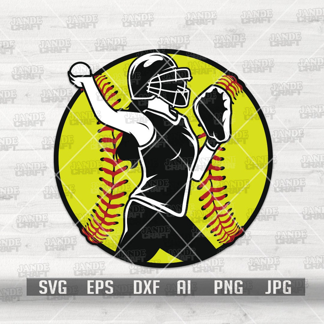 Softball Player Svg | Female Sports Mom T-shirt Png | Sexy Pitcher Cut ...